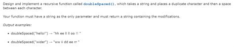 Solved Design And Implement A Recursive Function Called
