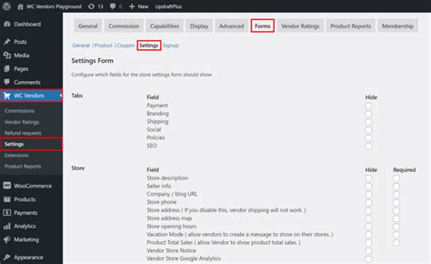 vendor store mastery fine tuning your settings for success