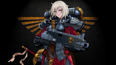 배경 화면 Warhammer 30 000 워해머 40 000 스페이스 마린 공상 과학 소설 과학 기술 총 체 조사 Sister Of Battle 전투의