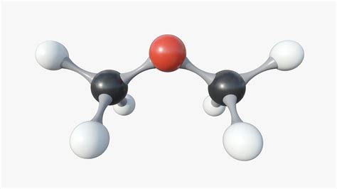 3d Dimethyl Ether Molecule With Pbr 4k 8k Turbosquid 1943246