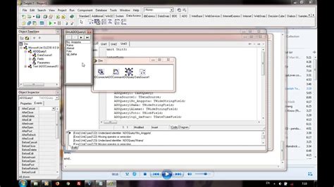 Error Undeclared Identifier Adoquery1noanggota Youtube