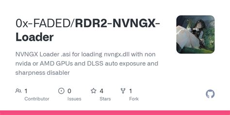 GitHub 0x FADED RDR2 NVNGX Loader NVNGX Loader Asi For Loading