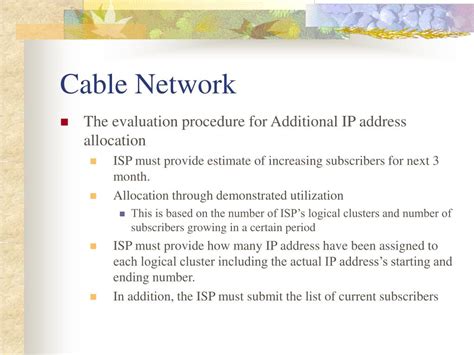 PPT How To Evaluate IP Address Assignment For Cable Modem XDSL And Home LAN PowerPoint