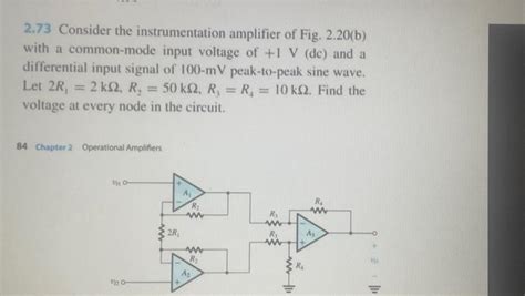 Solved D 2 64 Using The Difference Amplifier Configurati