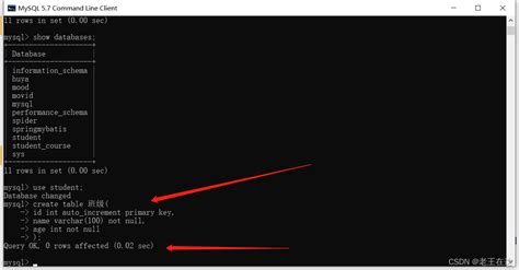 Mysql创建数据表并添加数据的相关命令及操作（二）mysql创建表的同时新增数据 Csdn博客