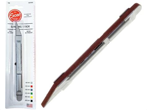 Excel 55711 Grey Sanding Stick With 80 Grit Belt Esswex Hobbies
