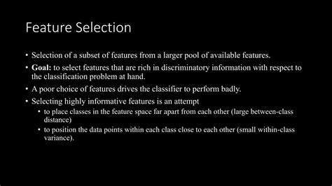 Week8machine Learning Feature Selectionpptx Educational