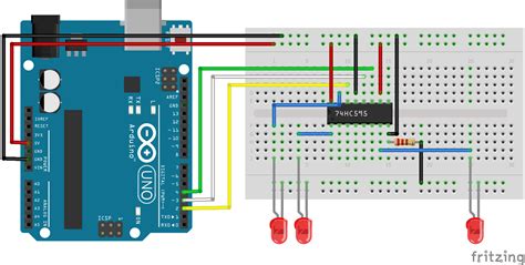 Using A Shift Register With Arduino • Aranacorp