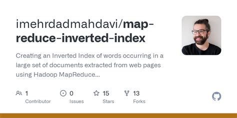 github imehrdadmahdavi map reduce inverted index creating an