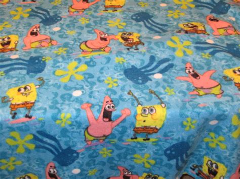 The Distracted Domestic Spongebob Fleece Blanket