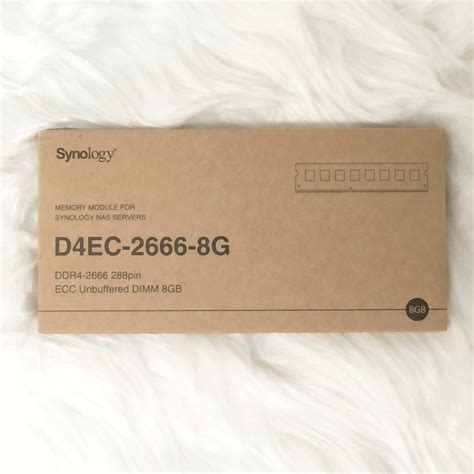 Synology Ram Module 8gb Ddr4 266 Ecc Udimm 288 Pin 1 2v D4ec 2666 8g Shopee Thailand