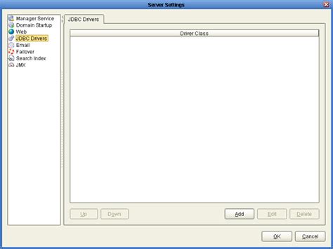 jdbc settings