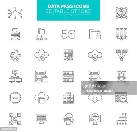 305 Data Science Icons High Res Illustrations Getty Images