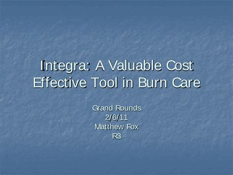 Pdf Integra A Valuable Cost Effective Tool In Burn · Pdf Fileintegra A Valuable Cost