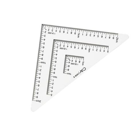 삼각형 각도기 지도 읽기 지리 좌표 눈금자 아크릴 지도 도구 학습 Utm 사용 Mgrs 좌표 지도 읽기 공급 제도