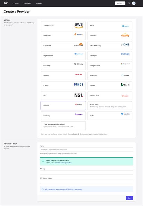 Monitoring Porkbun DNS ZoneWatcher