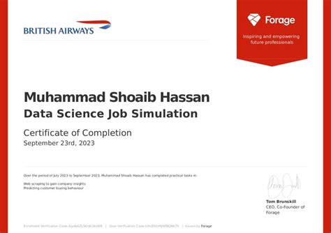 M Shoaib Ul Hassan On Linkedin Portfolio Britishairways