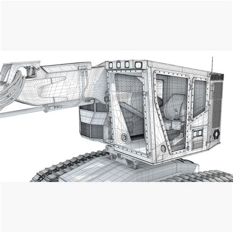 Heavy Duty Tracked Logging Harvester 3d Model Download Tractor On