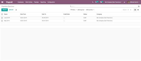 Pay Slips In Batches Odoo 13 Enterprise Edition Book Hr