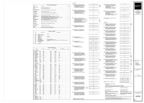Architectural Graphics 101 Wall Types Architectural Finish Schedule