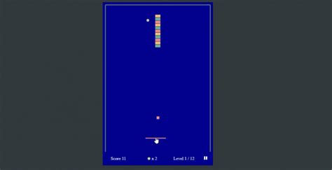 Simple Arkanoid Game Using Javascript With Source Code Sourcecodester