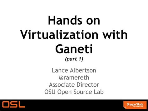Pdf Hands On Osu Open Source Lab Virtualization With · Session
