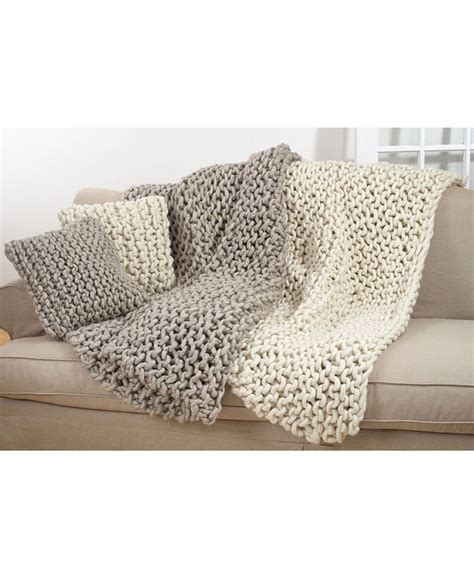 Saro Lifestyle Chunky Knit Throw Macys