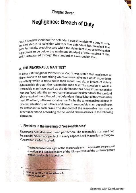 Negligence Breach Of Duty Ethics IT Professional Studocu