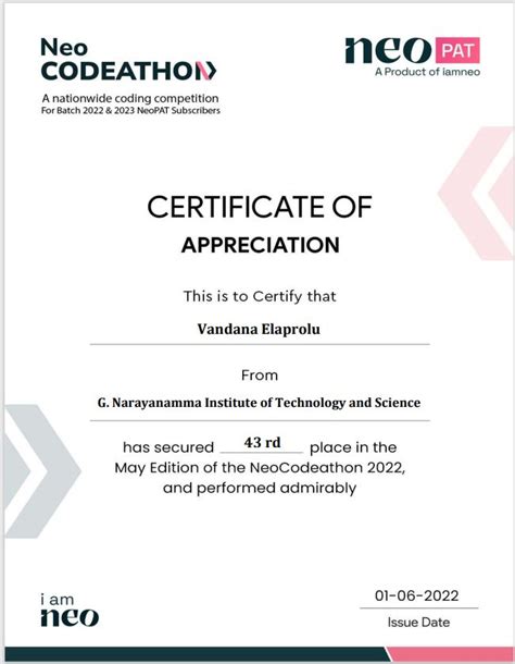 Vandana Elaprolu On Linkedin Neocodeathon Iamneo Coding Python