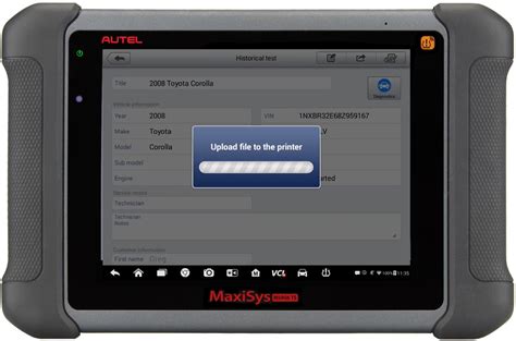 Autel Maxisys Tablet Wifi Printing Instruction Guide Cnautotool