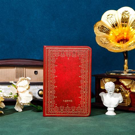 A5 Paper Classic Hot Stamping Hardcover T Diary Notebook Colorful And Protability