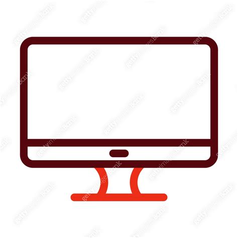 Computer Vector Thick Line Two Color Icons For Personal And Commercial