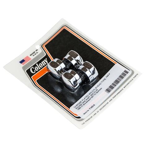 Colony 7143 4 Rocker Shaft End Plug Kit Acorn Harley Shovelhead
