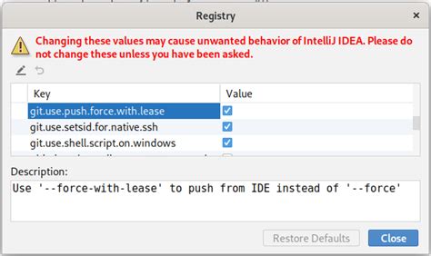 Dispatch Git Push Also In Force With Lease Version To IntelliJ Git Plugin Issue
