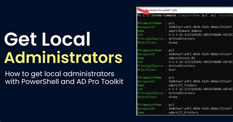 Easily Find Local Administrators On All Computers Active Directory Pro