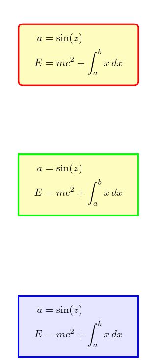 Empheq Tcolorbox Tcbhighmath Box Customization Tex Latex Stack