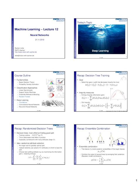pdf machine learning lecture 12 computer vision€¦ · a brief history