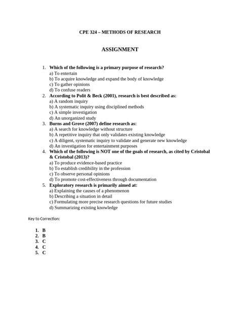 Module 1 Assignment With Answer Keys Pdf