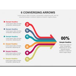 Converging Arrows For PowerPoint And Google Slides PPT Slides
