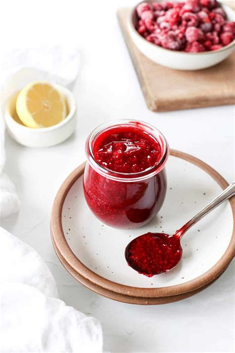 Easy Raspberry Compote Sauce A Nourishing Plate