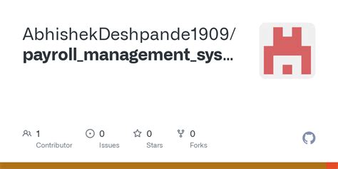 GitHub AbhishekDeshpande Payroll Management System