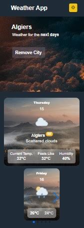 GitHub Yakubalkis Weather App