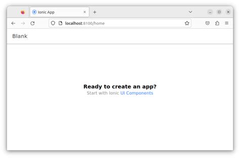 Getting Started With Ionic Framework On LinuxMint TecAdmin