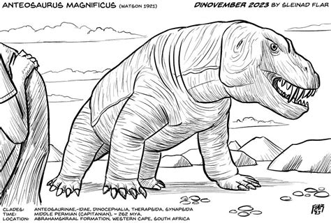 Anteosaurus Magnificus By Sleinadflar On Deviantart