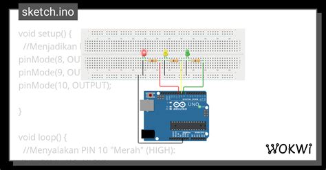 Project Traffic Light Simulation Wokwi ESP STM Arduino Simulator