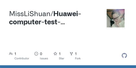 Github Misslishuanhuawei Computer Test Programming Problem