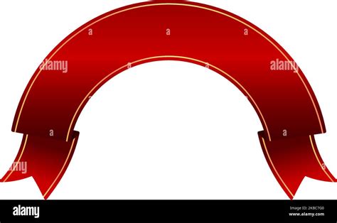 Ribbon Banner Vector Illustration Text Sapce Red Stock Vector Image And Art Alamy
