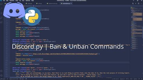 discord py rewrite ban and unban commands youtube