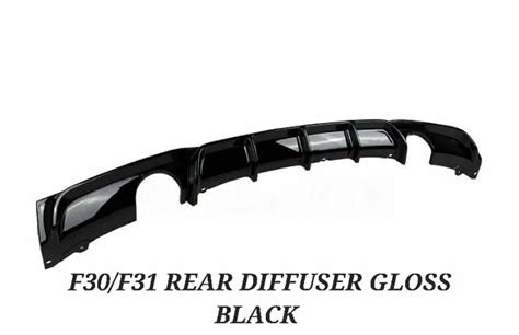 F30 M Perforance Rear Diffuser Twin F30 M Perforance Rear Diffuser Twin