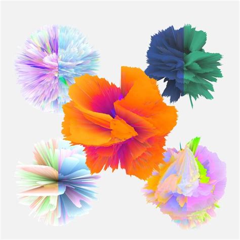 Premium Psd Abstract Colorful Spheres